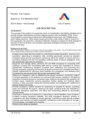 Fillable Online Fire Department Application and Hiring Procedures Fax ...