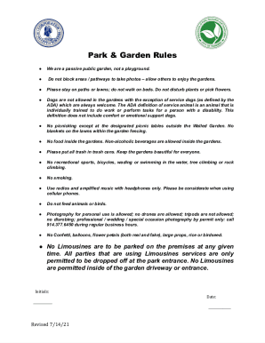 Fillable Online Park & Garden Rules 7.14.21.docx - Google Docs.pdf Fax ...