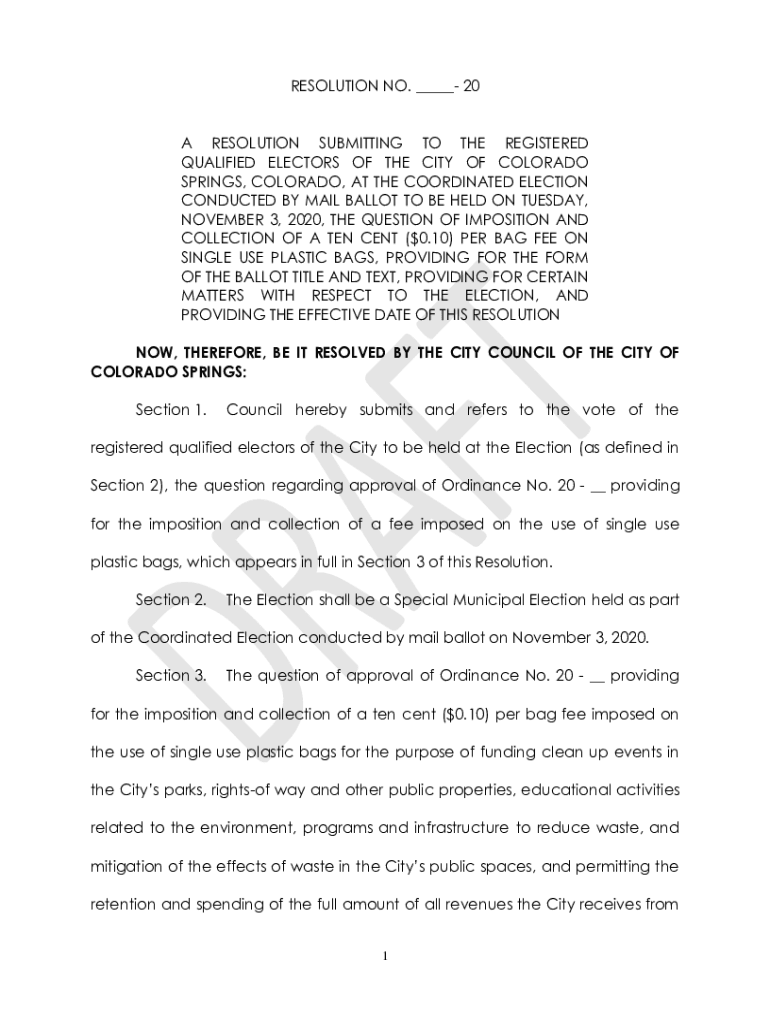 Fillable Online resolution no. - 20 Fax Email Print - pdfFiller