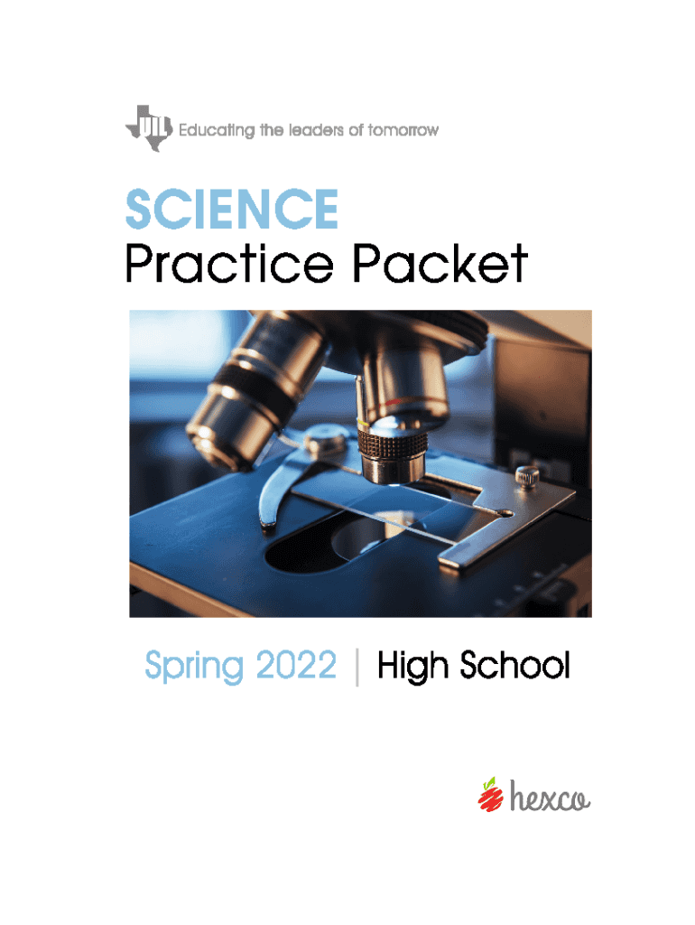 Fillable Online Science I & 2 Practice Packets for Grades 7 & 8 UIL Fax ...