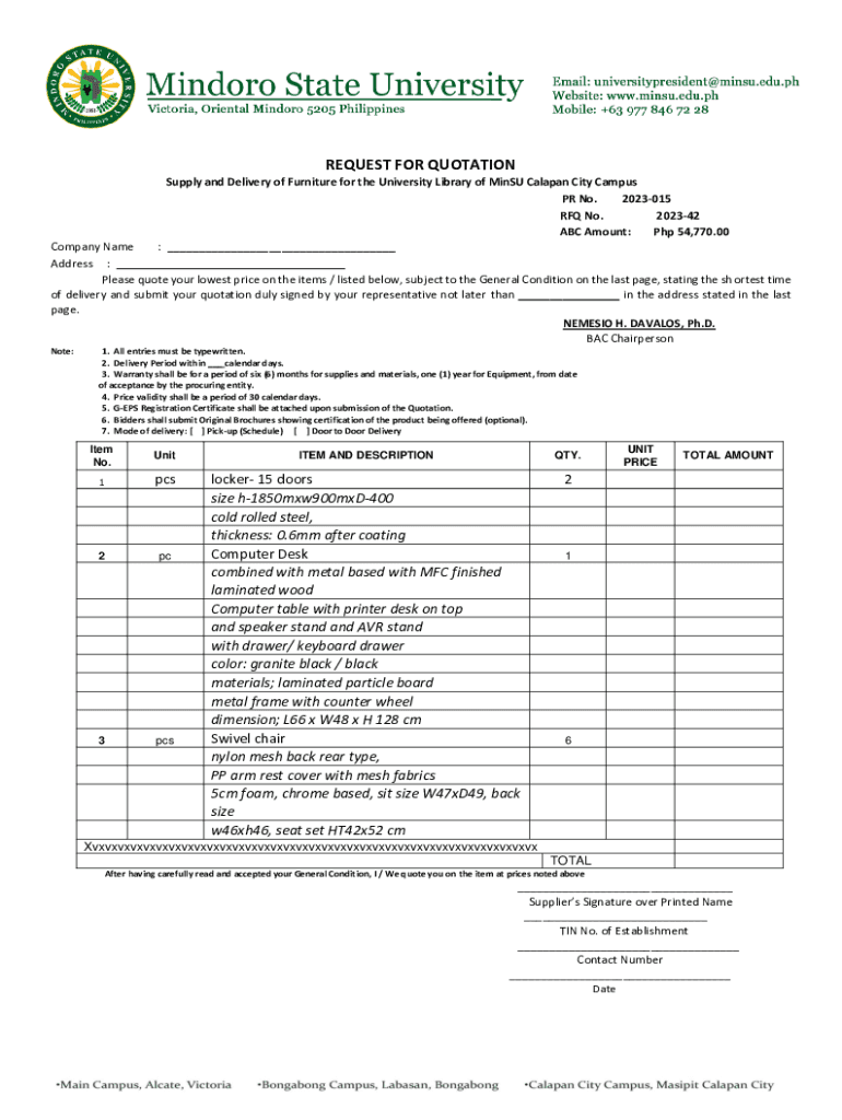 Fillable Online Mindoro State University Library - Calapan City Campus ...