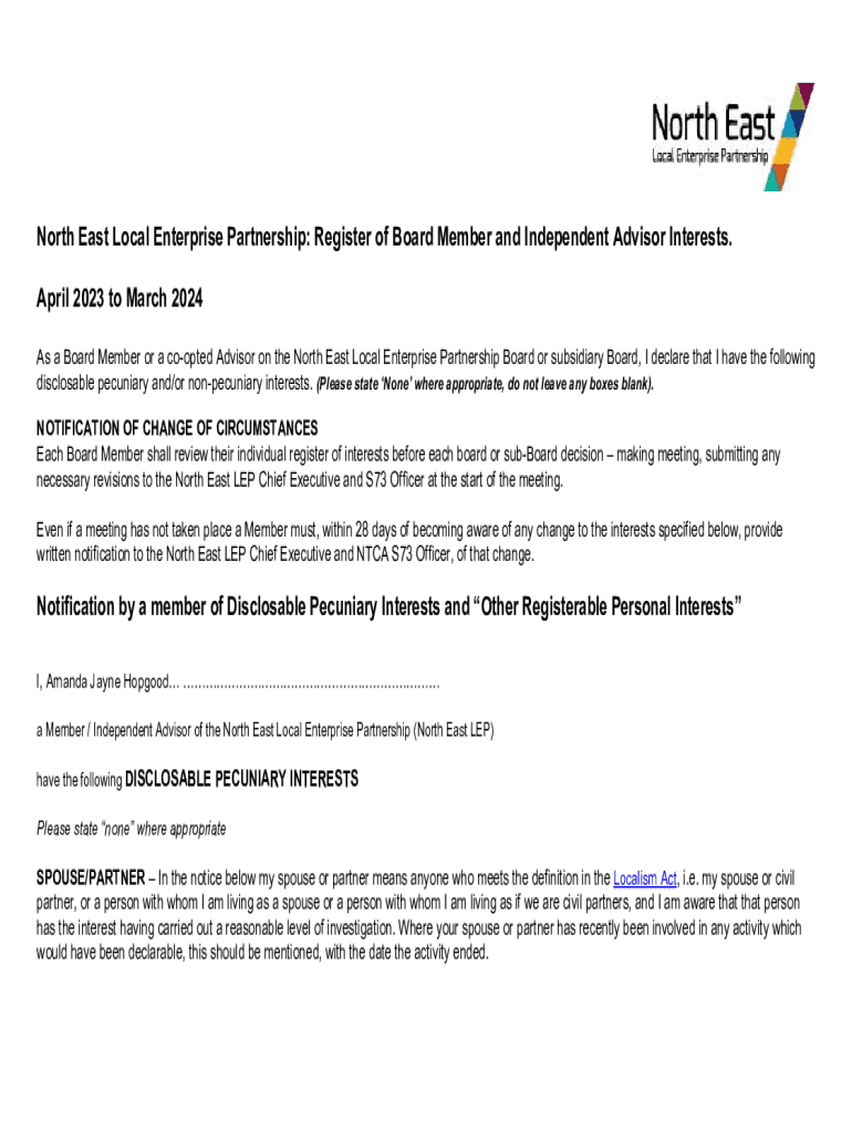 Fillable Online I, Amanda Jayne Hopgood Fax Email Print - pdfFiller