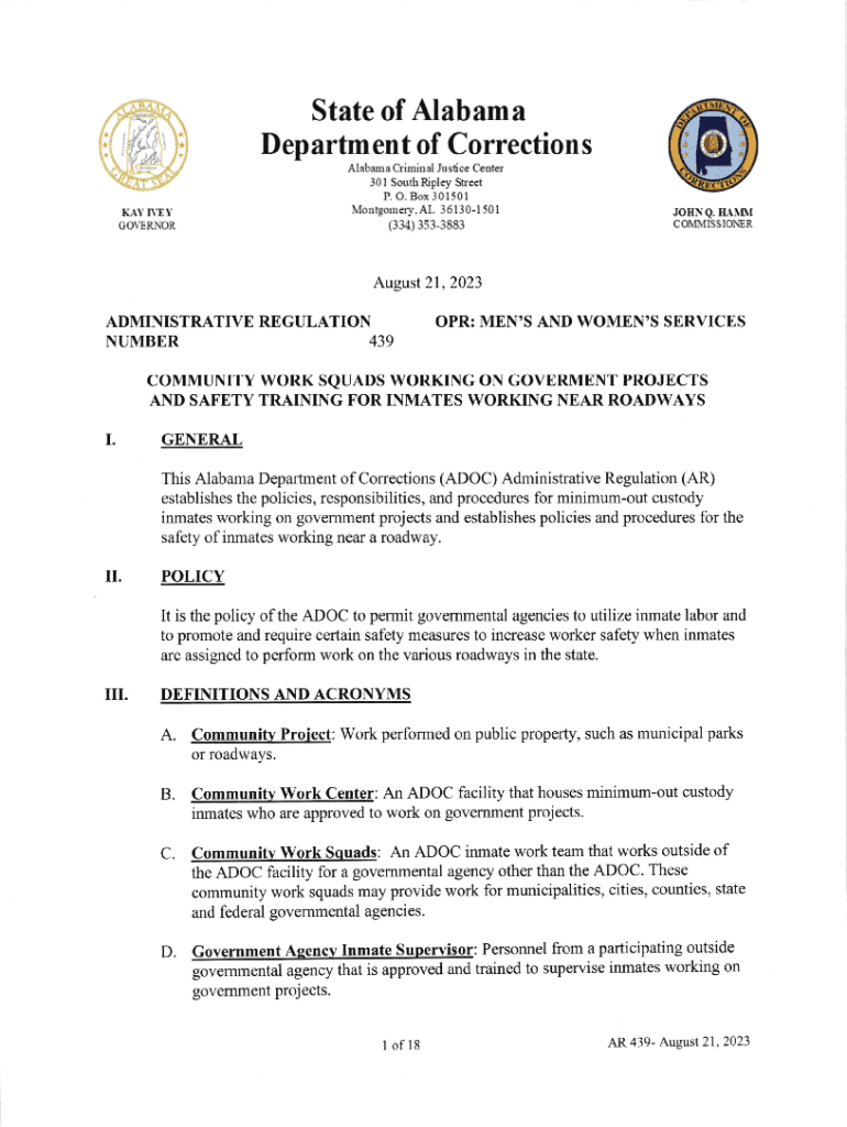 Fillable Online doc alabama Alabama State Contact For International ...