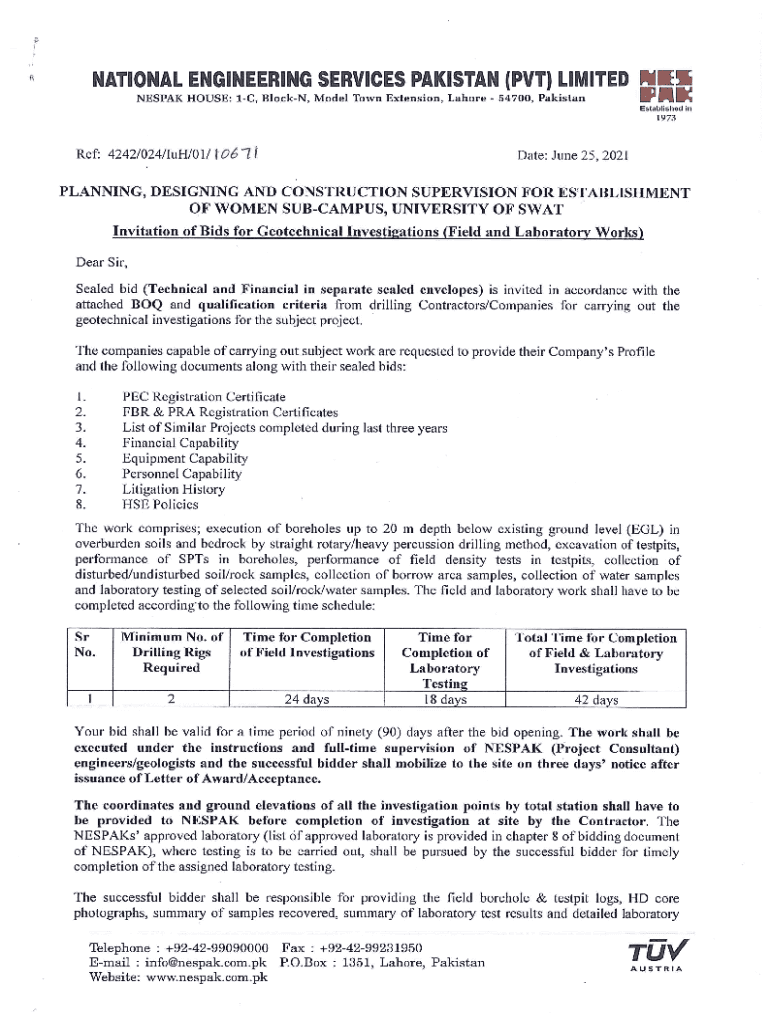 Fillable Online planning, designing and construction supervision for Fax Email Print - pdfFiller