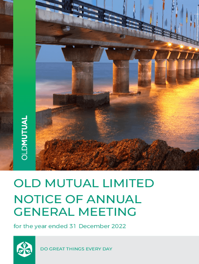 Fillable Online Old Mutual : Annual Financial Statements for the year ...