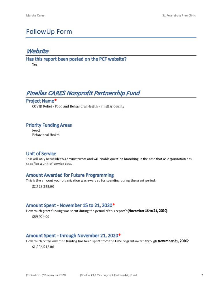 Fillable Online Operational challenges in a US nonprofit network amid ...