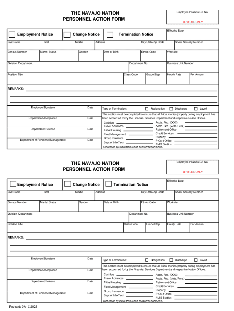 Fillable Online Resignation - PAF Samples Fax Email Print - pdfFiller