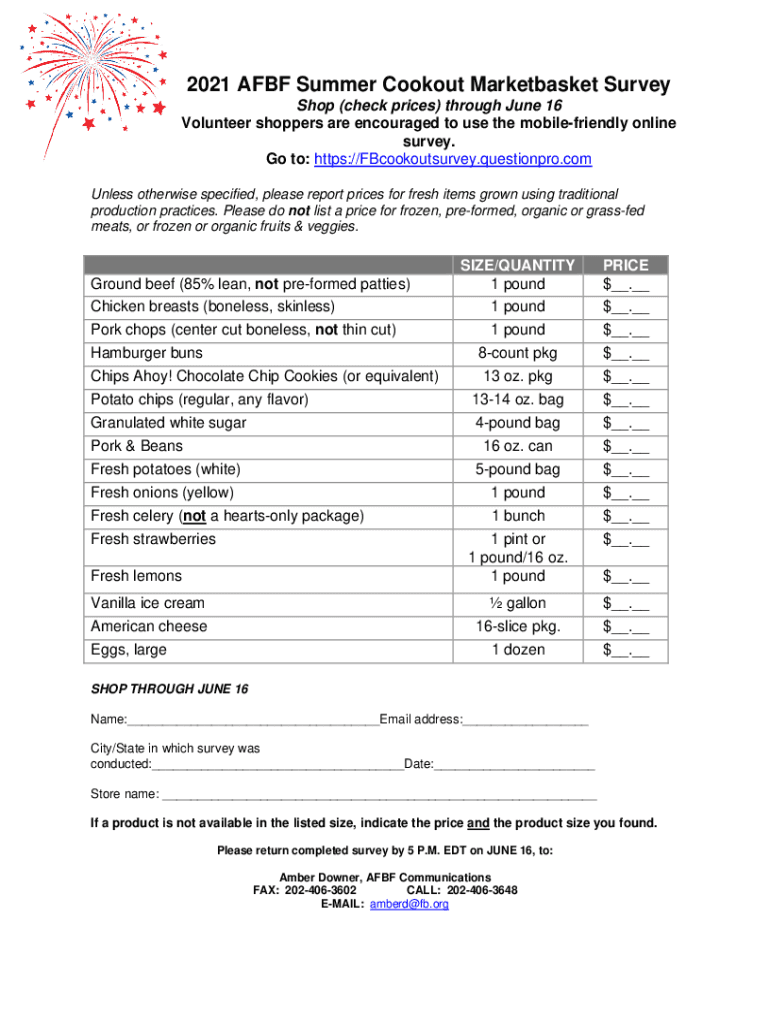 Fillable Online Non Profit Parent Survey Template and Questionnaire Fax ...