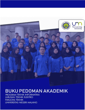 Fillable Online elektro um ac dokumen proses pengembangan kurikulum program studi Fax Email ...