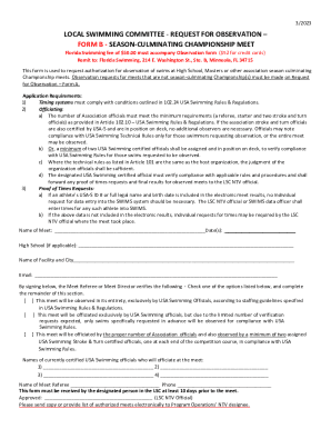 Fillable Online REQUEST FOR OBSERVATIONFORM B Fax Email Print - pdfFiller