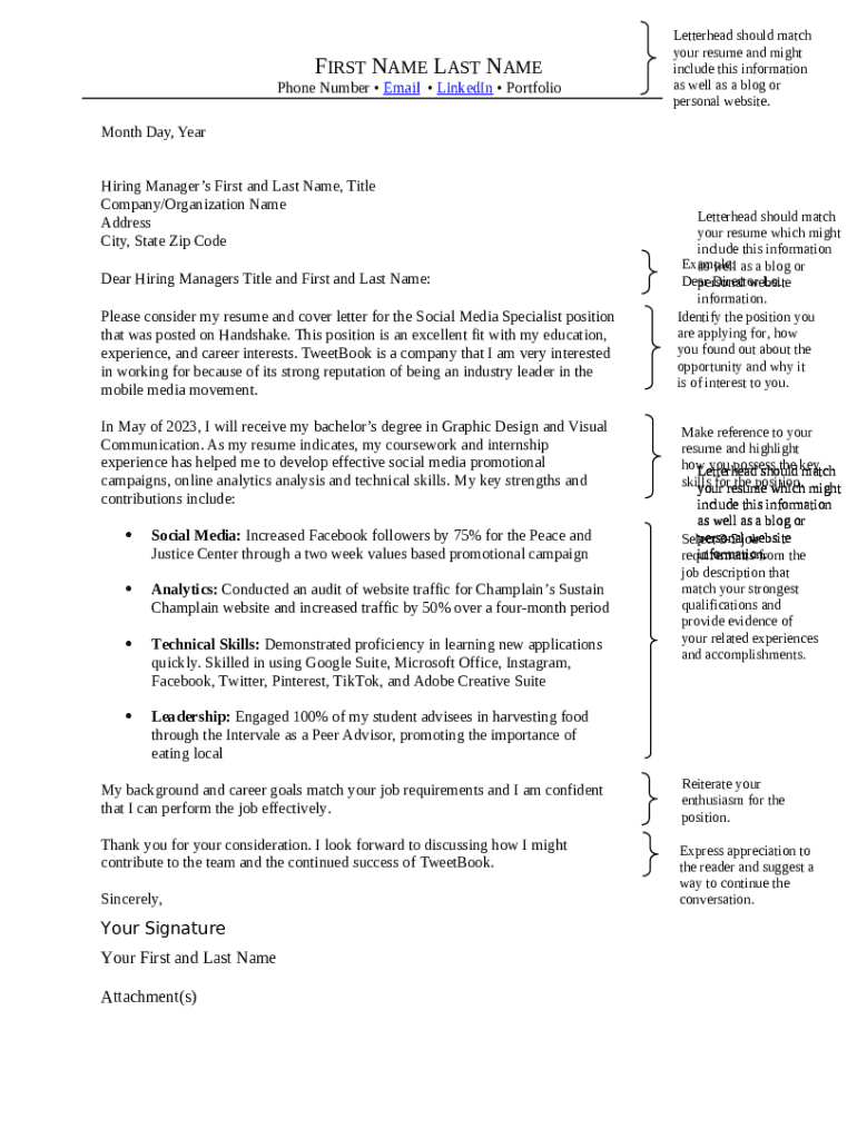 Month Day, Year Mr/Ms Hiring Manager Name Title ... Doc Template ...