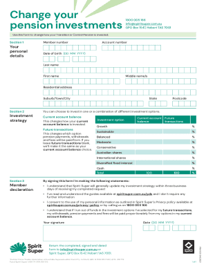 Fillable Online Transition to Retirement Pension application form Fax ...