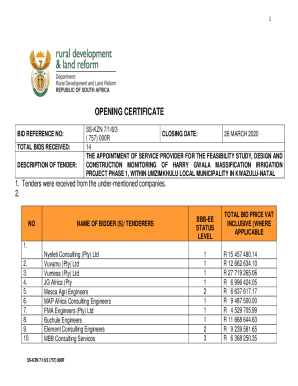 Fillable Online 01-HR Tender Document - Corporate Finance Fax Email ...