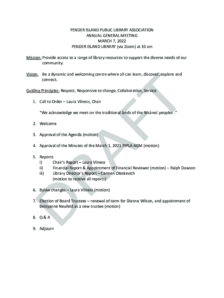 Fillable Online sgicl bc libraries I Pender Island Public Library ...