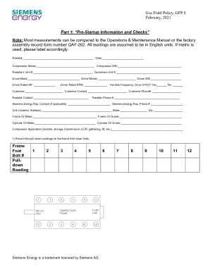 Fillable Online GFP 8 - Pre-Start and Startup Forms.doc Fax Email Print ...