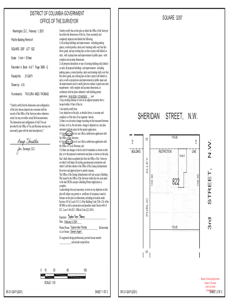 Fillable Online Plat, Floor Plan and Elevations.pdf Fax Email Print ...