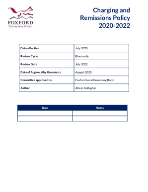 Fillable Online Remissions Policy Fax Email Print - pdfFiller