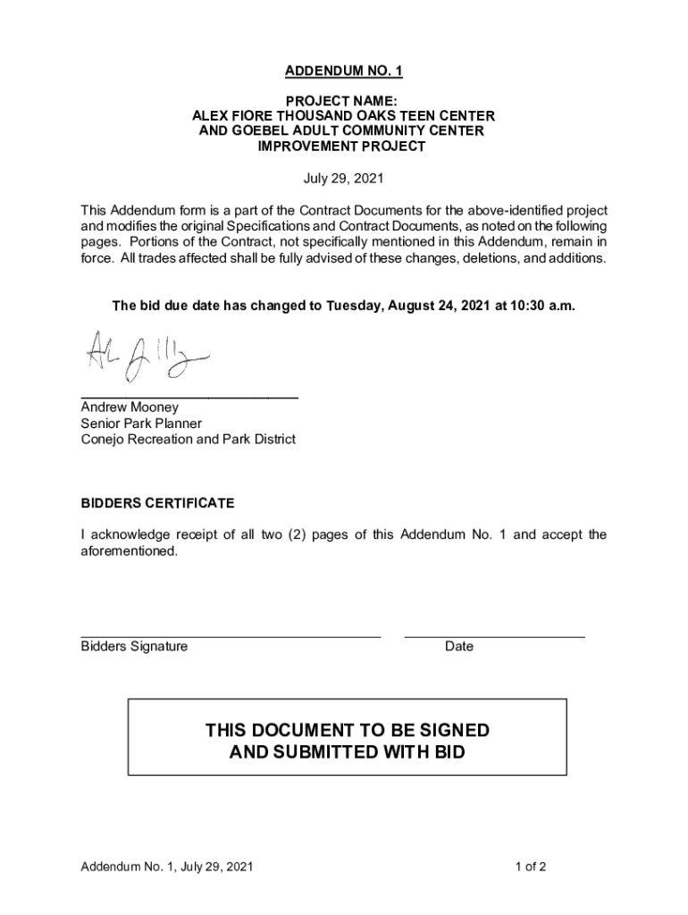 Fillable Online alex fiore teen center and goebel adult center ...