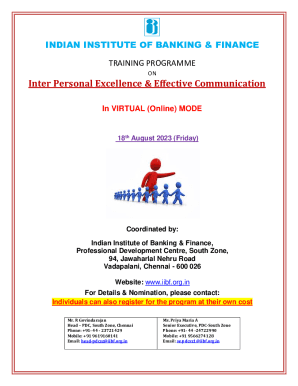 Fillable Online Inter Personal Excellence & Effective Communication Fax ...