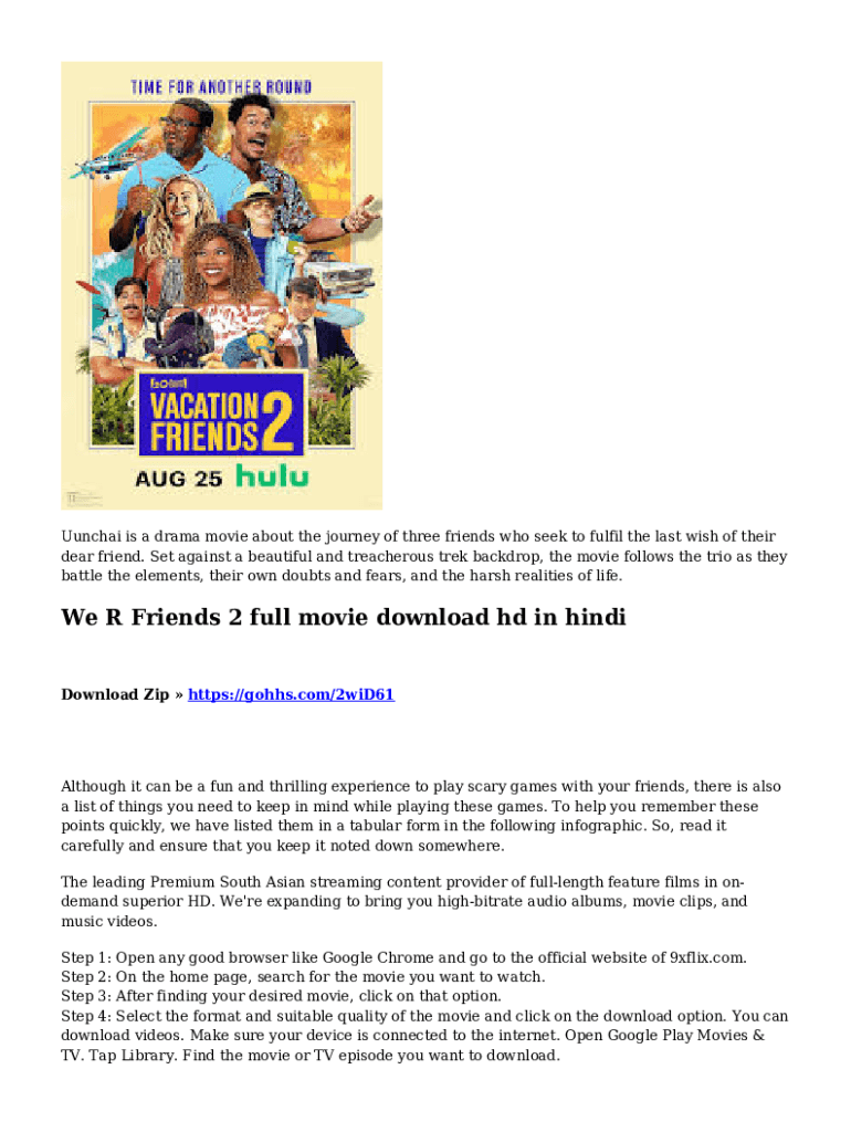 Fillable Online We R Friends 2 Full Movie Download Hd In Hindi Fax ...