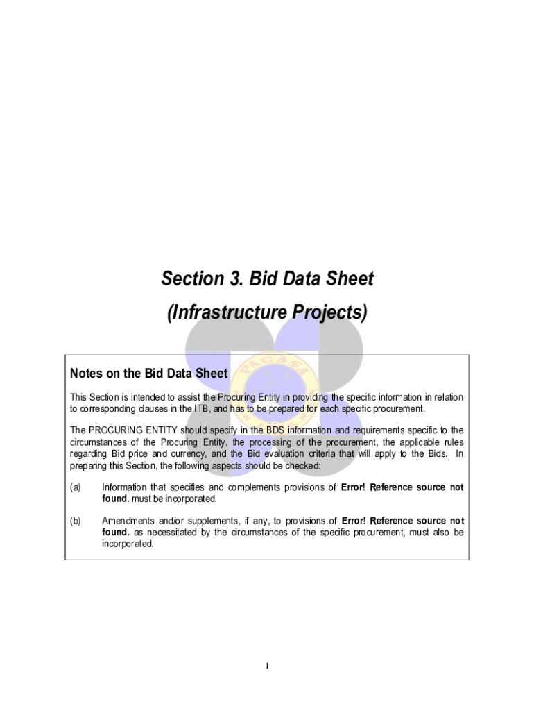 Fillable Online PHILIPPINE BIDDING DOCUMENTS - DepEd - Davao de Oro ...