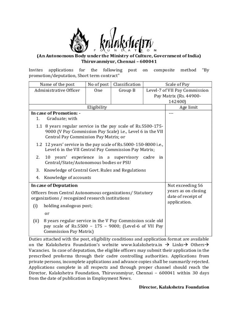 Fillable Online Appointment of JDG at National Museum in Ministry of ... Fax Email Print - pdfFiller