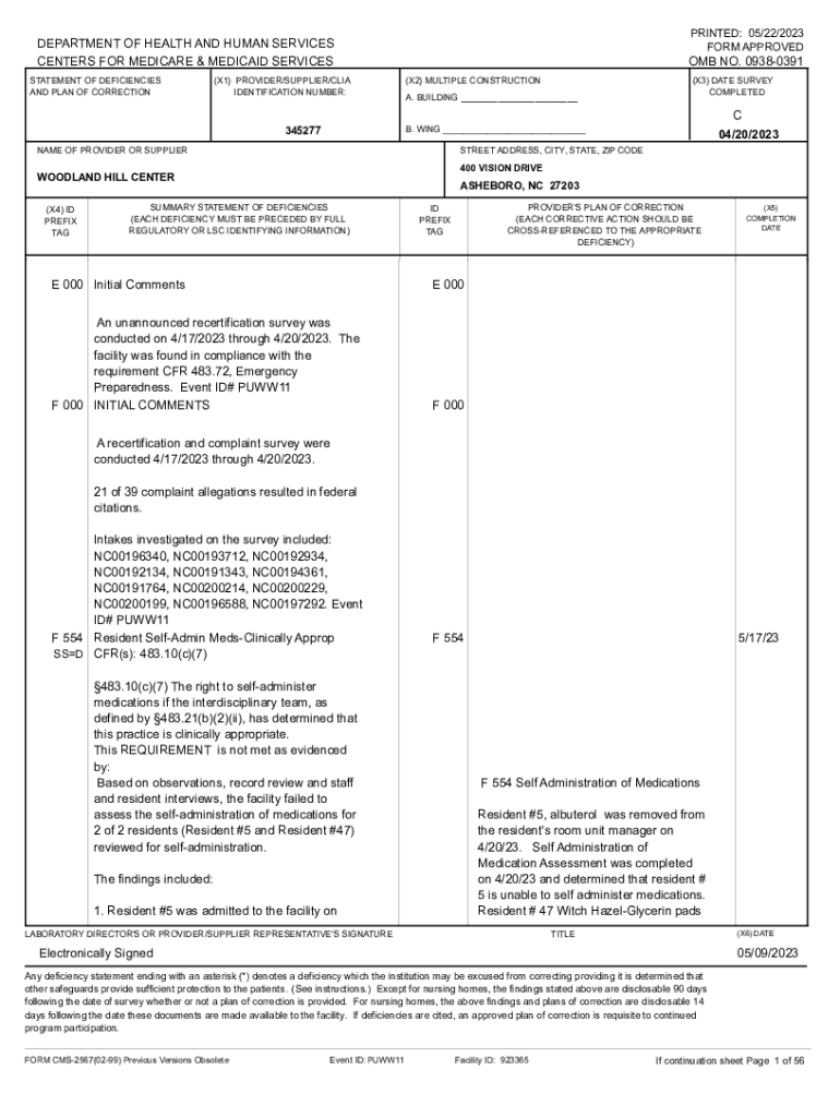 Fillable Online requirement CFR 483 Fax Email Print - pdfFiller