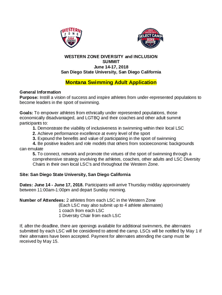 Phoenix Swim Club - Adult Learn to Swim Doc Template | pdfFiller