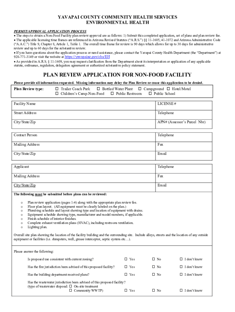 Fillable Online YAVAPAI COUNTY COMMUNITY HEALTH SERVICES ... Fax Email Print - pdfFiller