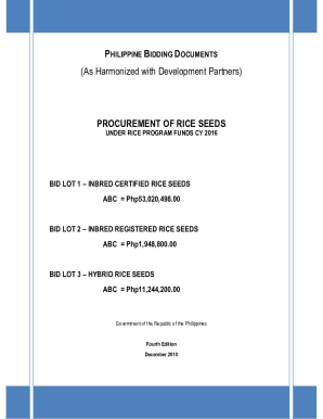 Fillable Online cagayandeoro da gov PHILIPPINE BIDDING DOCUMENTS (As ...