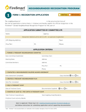 Fillable Online form 1: recognition application Fax Email Print - pdfFiller