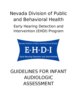 Hearing Screening: Nevada State Public Health Laboratory Doc Template ...