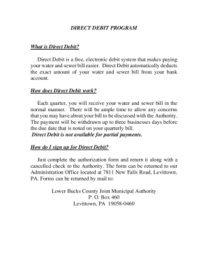 Fillable Online What is Direct Debit? Meaning and payment examples Fax ...