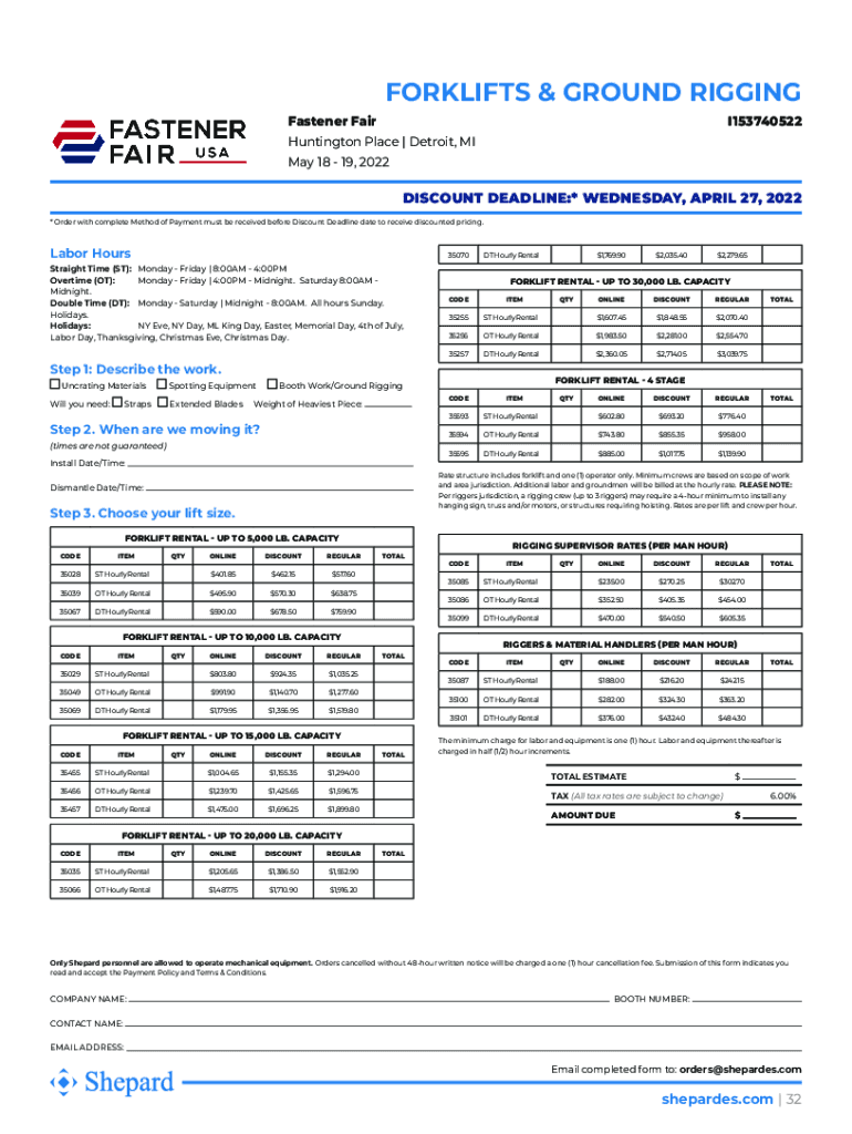 Fillable Online Hyster: Forklift, Lift Truck and Material Handling Equipment Fax Email Print ...