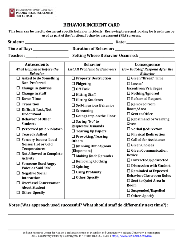 Fillable Online Functional Behavior Assessment:A Q&A with Samantha ...