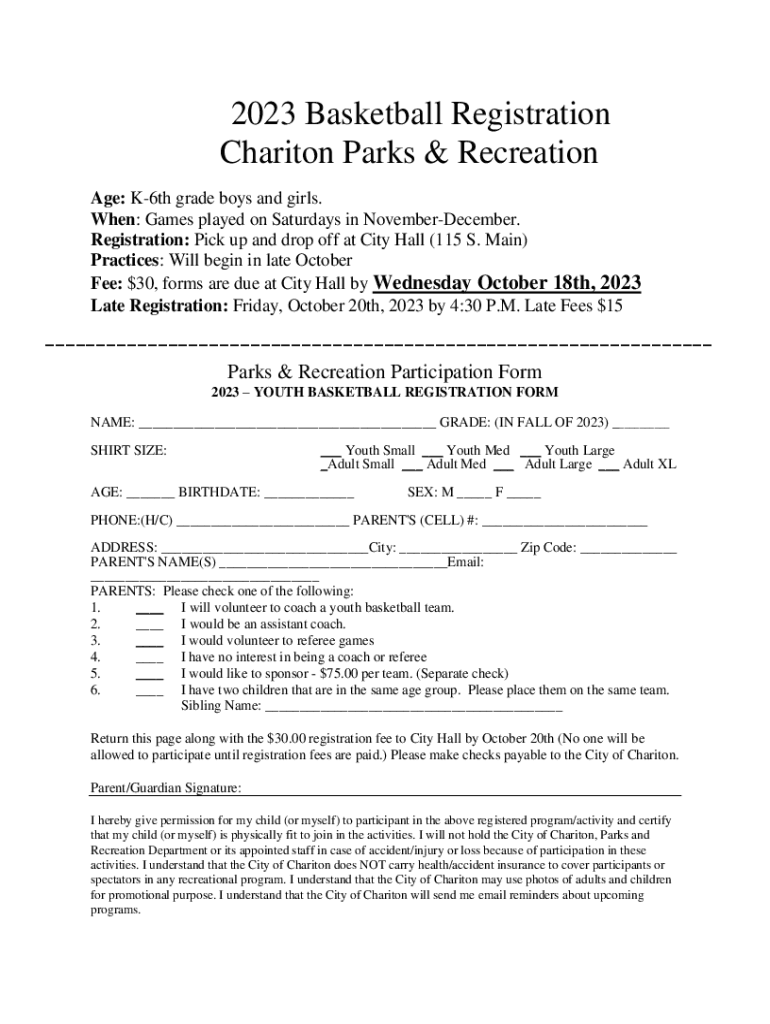 Fillable Online Men's Basketball - Golf Tournament Registration Fax Email Print - pdfFiller