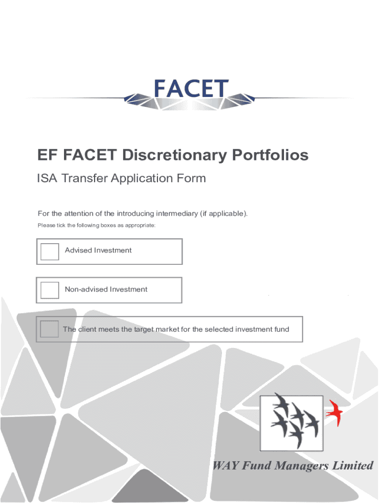 Fillable Online EF FACET Discretionary Portfolios Fax Email Print - pdfFiller