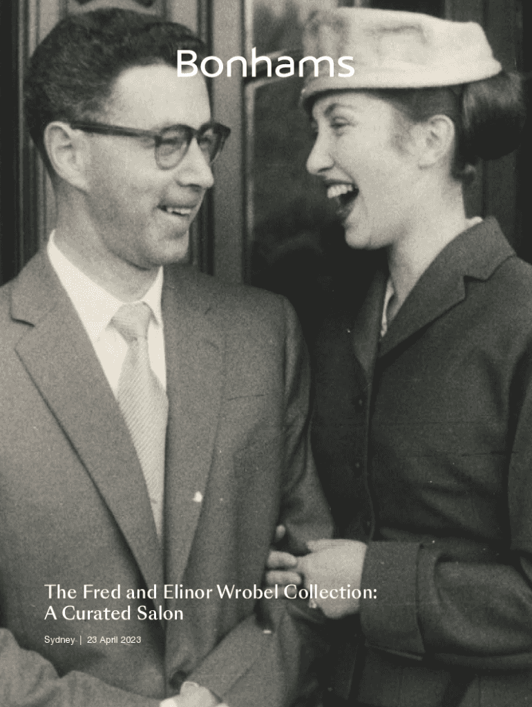Fillable Online The Fred and Elinor Wrobel Collection The Artist's Eye ...