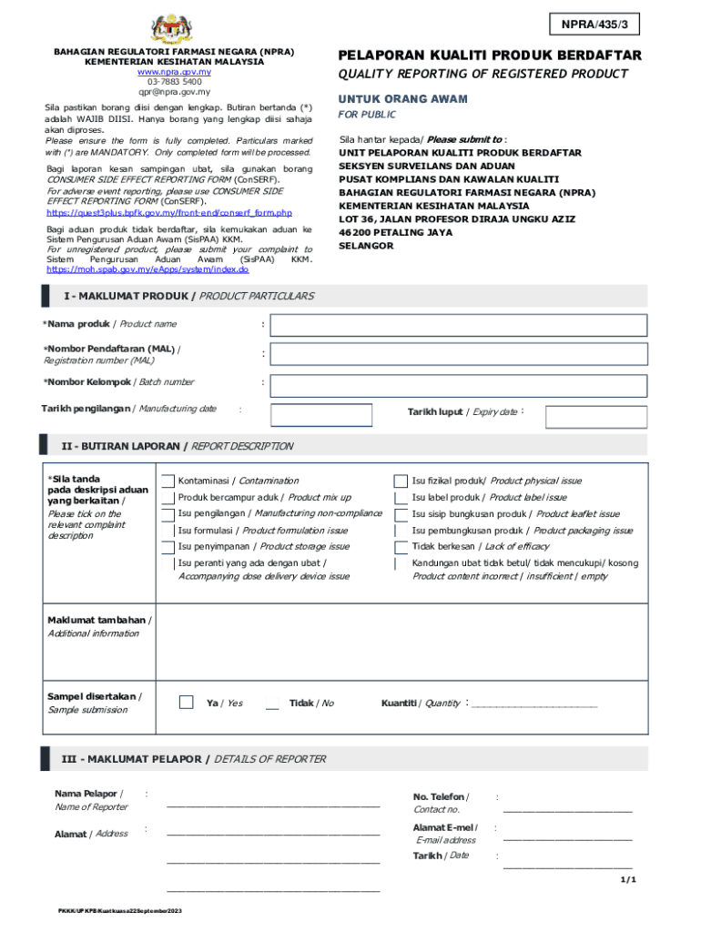 Fillable Online Hanya borang yang lengkap diisi sahaja Fax Email Print - pdfFiller