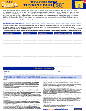 Fillable Online Ball Rewards Claim Form Q4 2021 (interactive) Fax Email ...