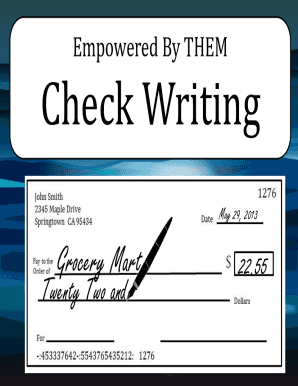 Fillable Online How to Write a Check in 5 Easy Steps Fax Email Print ...