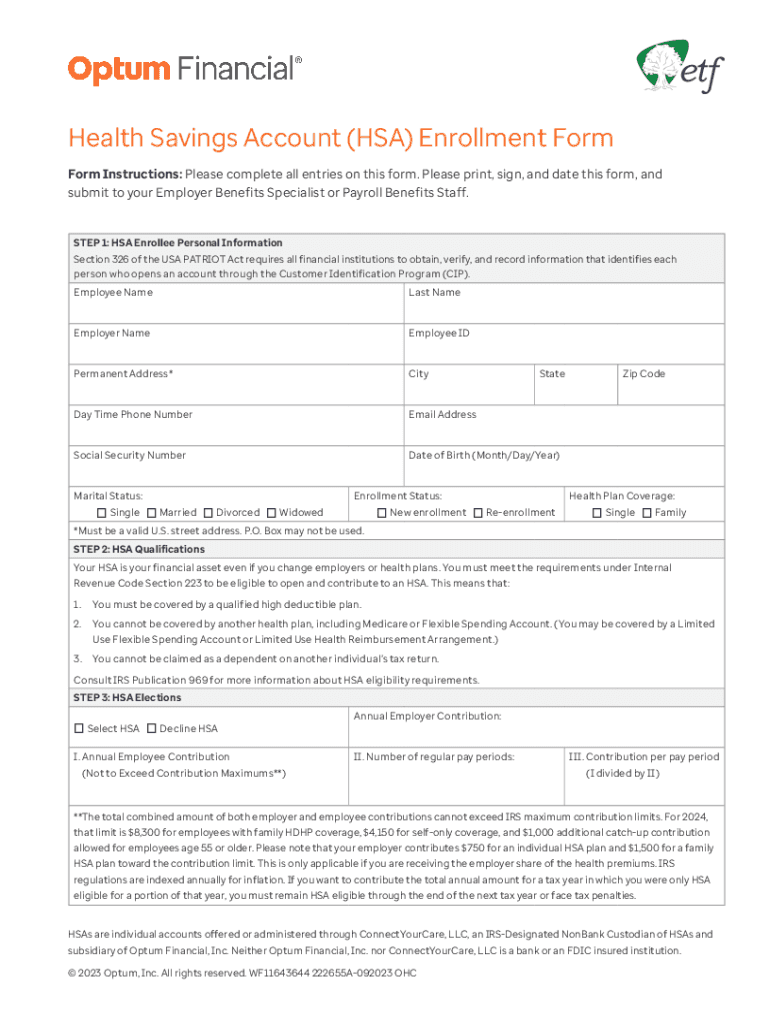 Fillable Online Health Savings Account Participant Reference Manual Fax ...