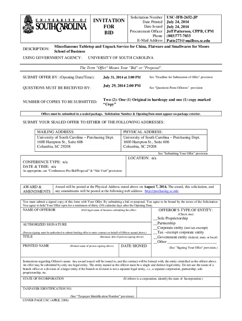 Fillable Online Jeff Patterson, CPPB, CPM Fax Email Print - pdfFiller