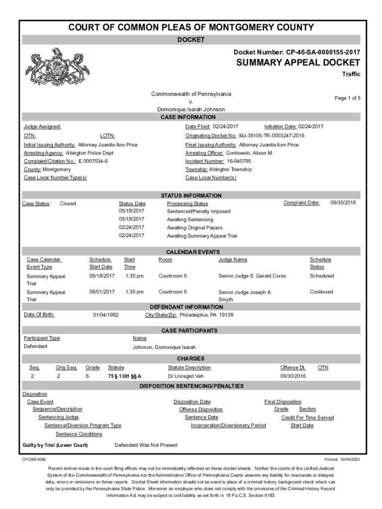Fillable Online Domonique Isaiah Johnson Fax Email Print - pdfFiller