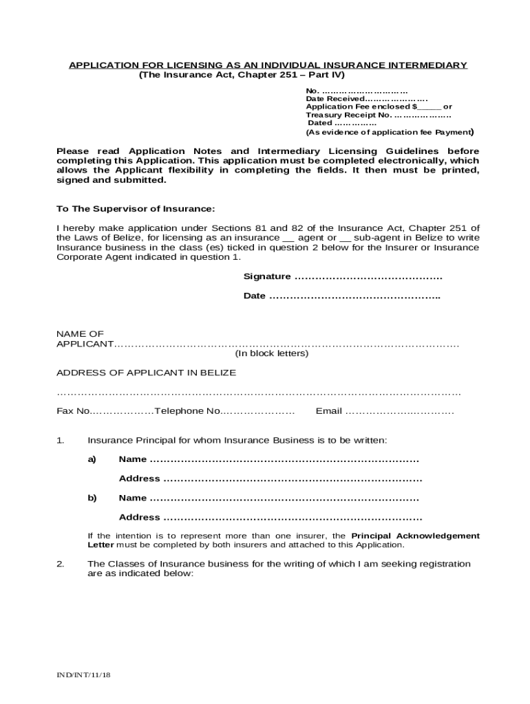 application for licensing as an individual ... Doc Template | pdfFiller