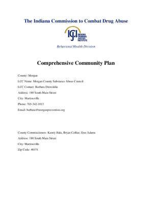 Fillable Online Agenda - Morgan County, Indiana - IN.gov Fax Email ...