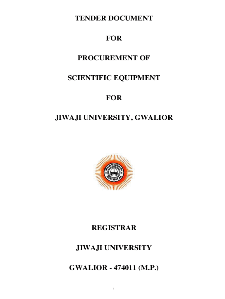 Fillable Online Date:.. Tender Invitation Notice for the Supply of ... Fax Email Print - pdfFiller