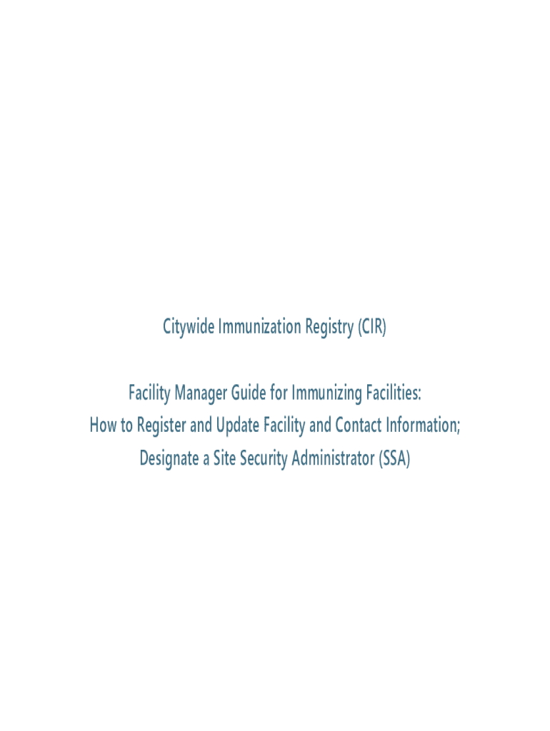 Fillable Online How do I submit immunization data to New York City's ...