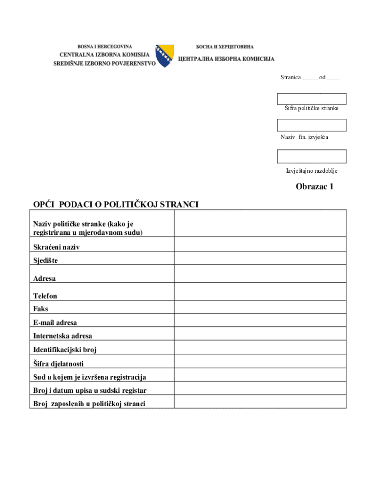 Fillable Online Obrazac za obrazloeni zahtjev (DOC - 119 KB) Fax Email Print - pdfFiller