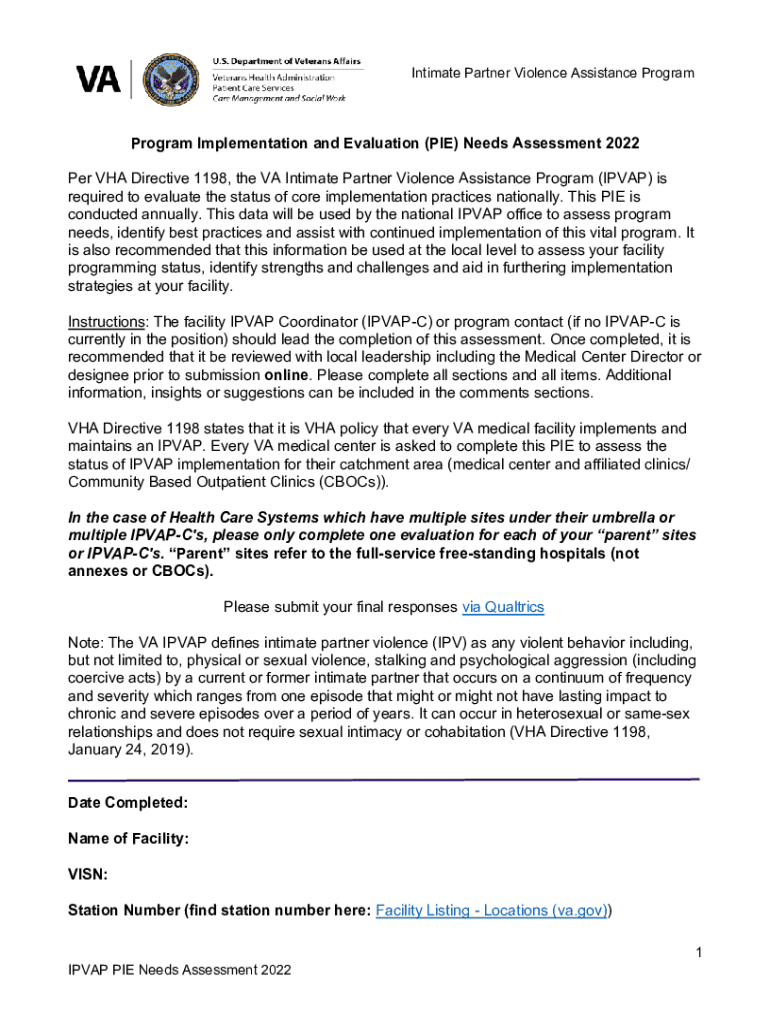 Fillable Online Intimate Partner Violence Screening in the Veteran ...